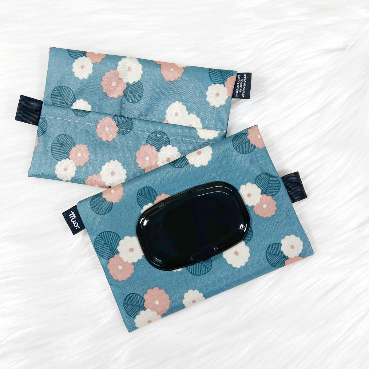 Dusty Blue 2.0 - Wet and Dry Tissue Pouch (SMALL) – Marvelous Works SG