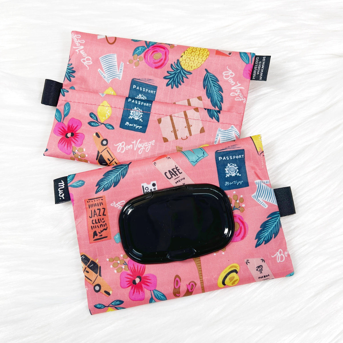 Vacation Coral 2.0 - Wet and Dry Tissue Pouch (SMALL) – Marvelous Works SG