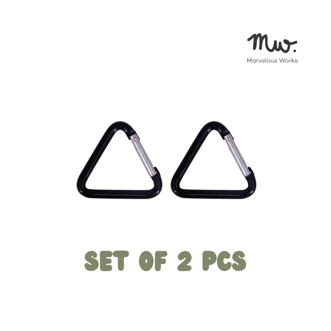 Triangle Carabiner - Add-On for Wet Dry Tissue Pouch – Marvelous Works SG